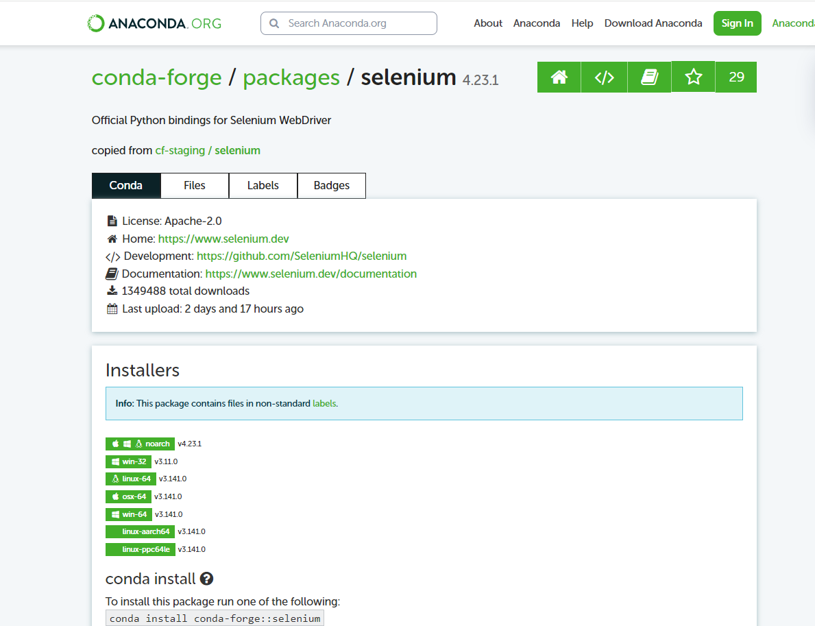 【Python】Selenium_managerが上手く動かなかった時の対処法【Anaconda】 | はりぼなブログ